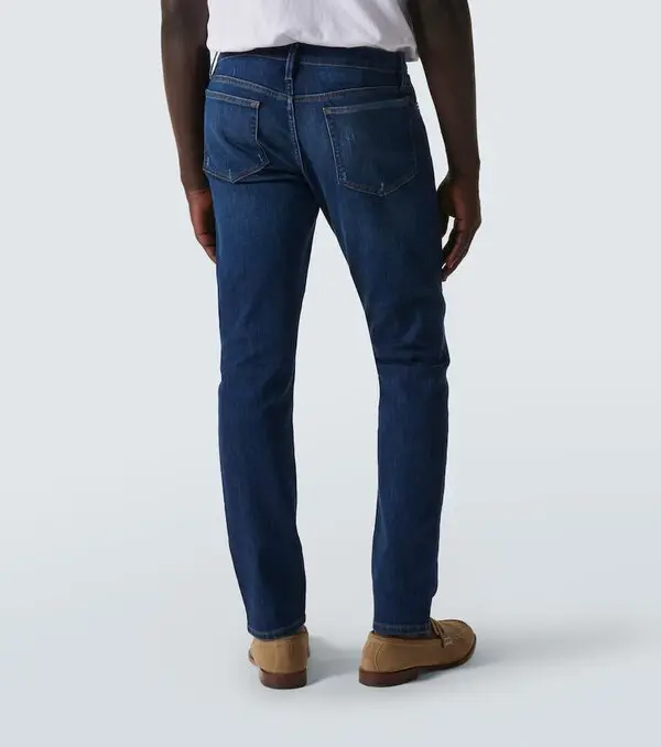 FRAME L'homme Mid-rise Slim Jeans