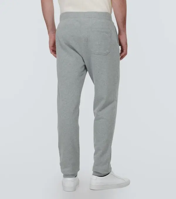 Sunspel Cotton Loopback Sweatpants - Grey