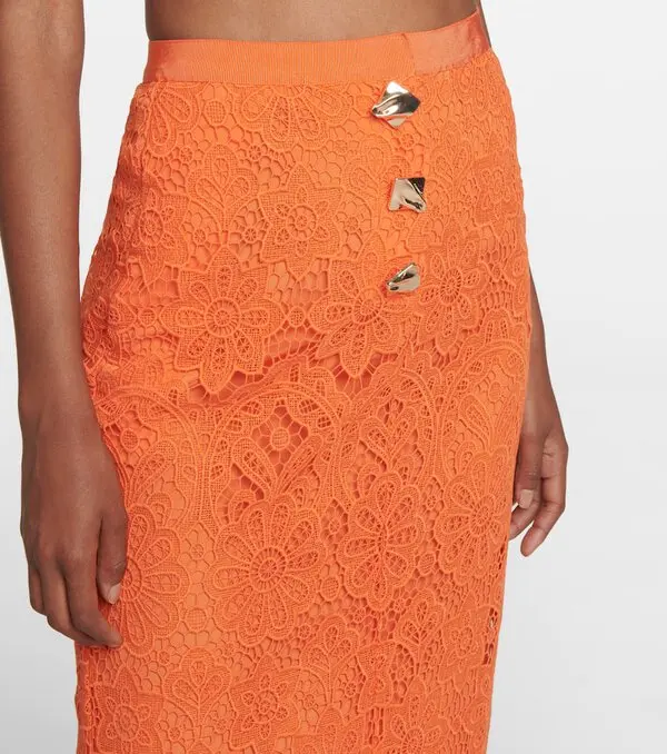 SELF-PORTRAIT Lace Pencil Skirt