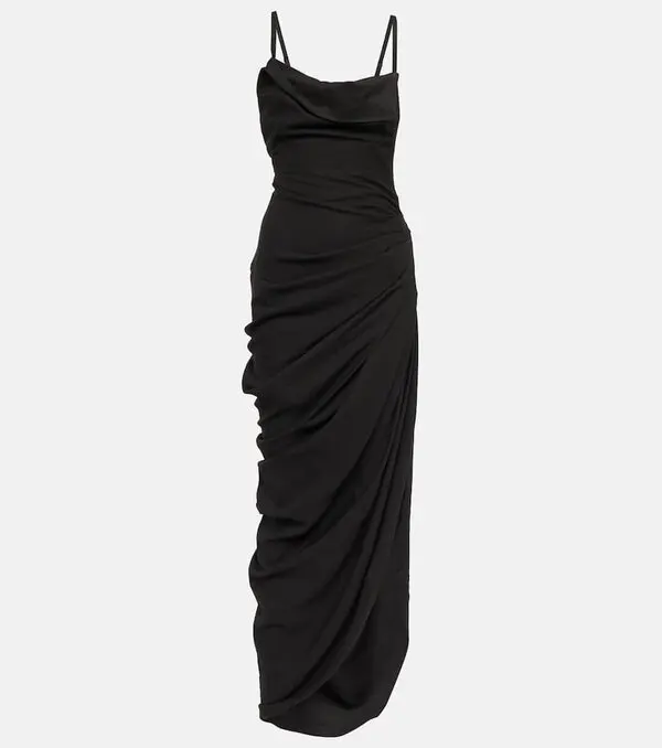 Jacquemus La Robe Saudade Maxi Dress - Black