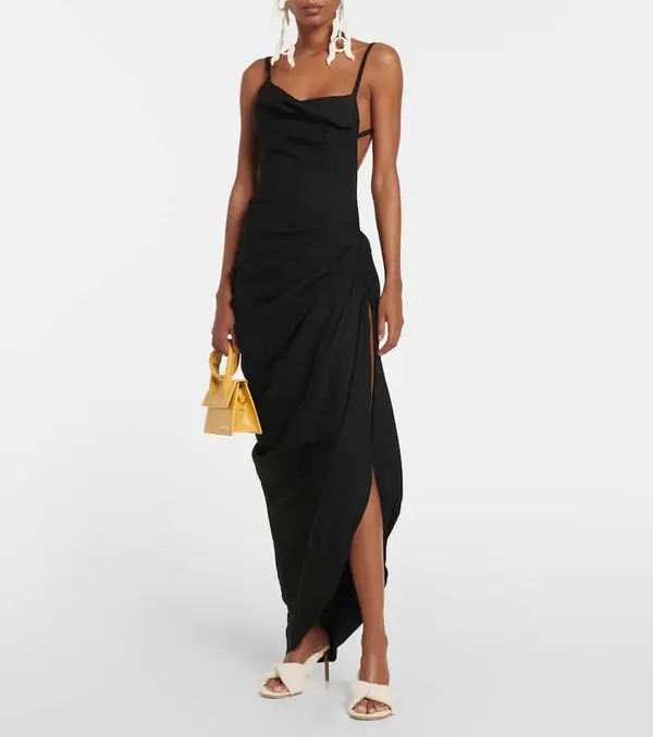Jacquemus La Robe Saudade Maxi Dress - Black