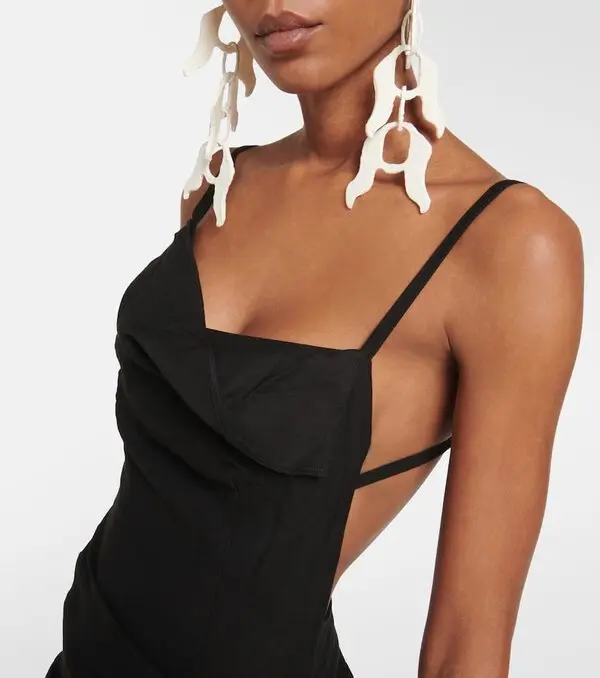 Jacquemus La Robe Saudade Maxi Dress - Black