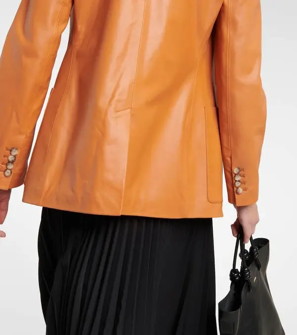 JOSEPH Jacques Leather Blazer