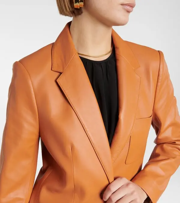 JOSEPH Jacques Leather Blazer