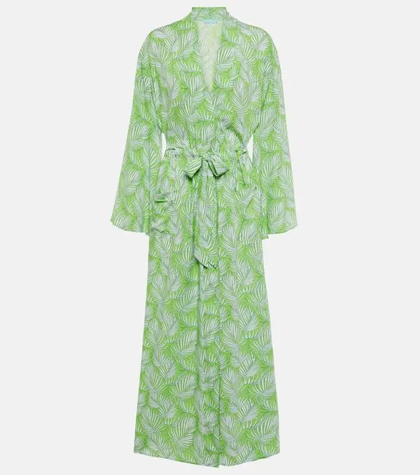 Melissa Odabash Louisa Printed Robe - Green