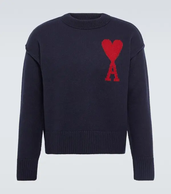 AMI Paris De Cour Wool Sweater