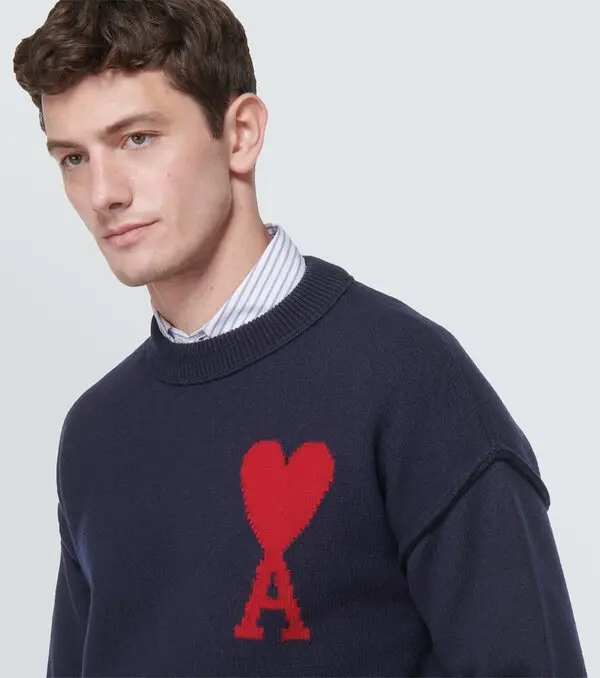 AMI Paris De Cour Wool Sweater