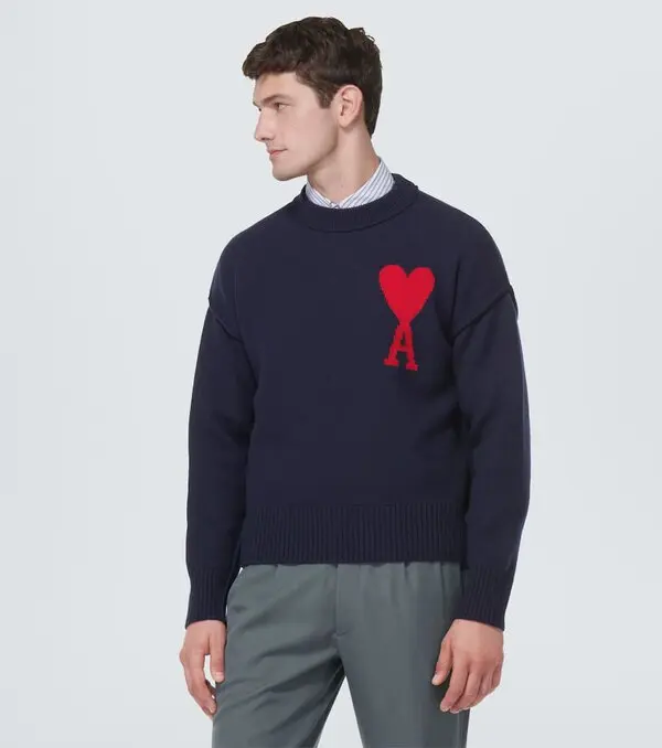 AMI Paris De Cour Wool Sweater