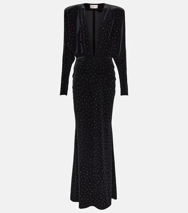 Alexandre Vauthier Crystal-embellished Gown