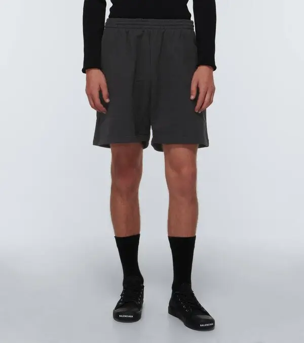 Balenciaga Printed Jersey Shorts