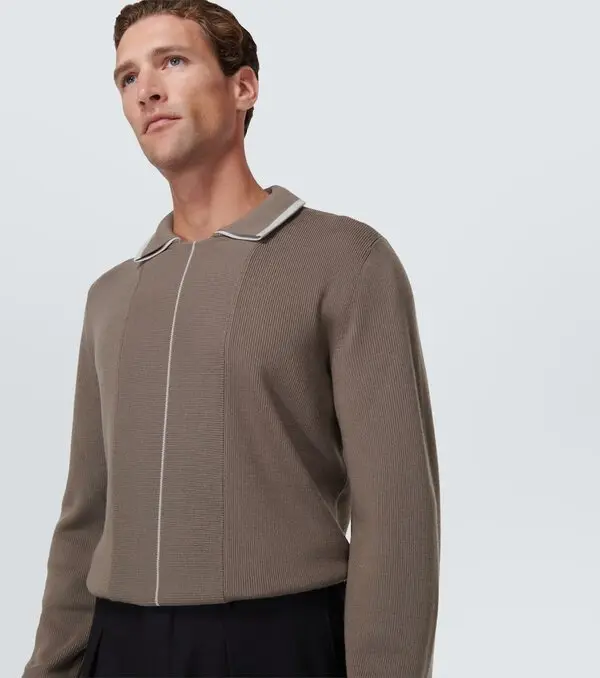 Giorgio Armani Wool Polo Top