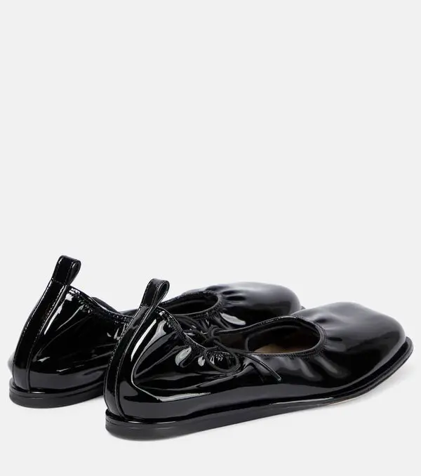 Simone Rocha Patent Leather Ballet Flats