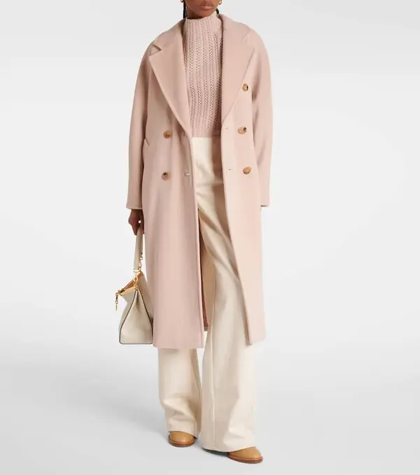 Max Mara Hodeida Wool And Cashmere Sweater - Pink