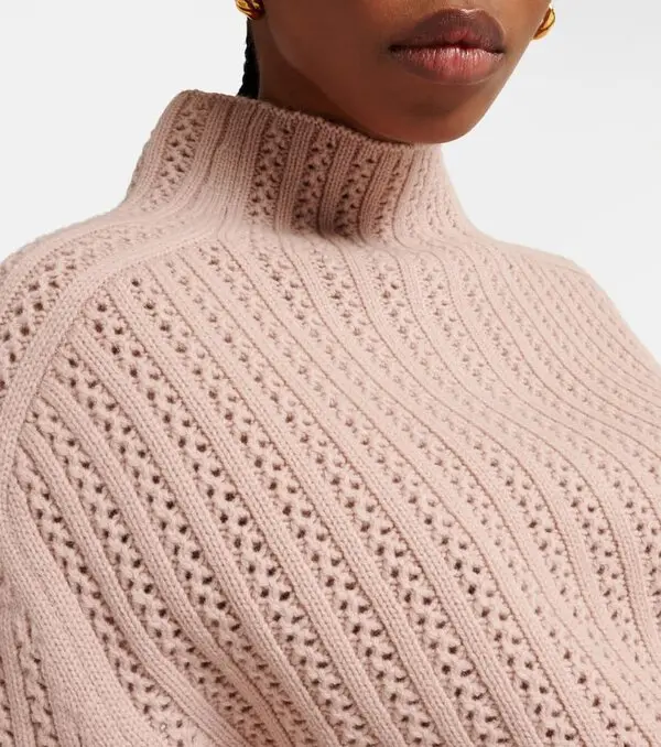 Max Mara Hodeida Wool And Cashmere Sweater - Pink