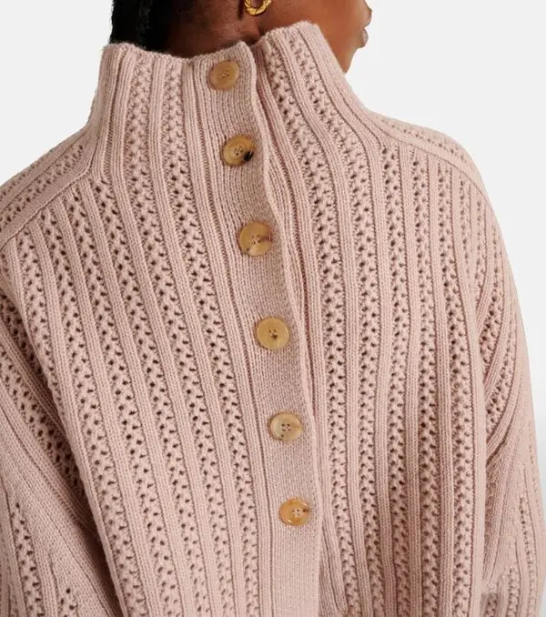 Max Mara Hodeida Wool And Cashmere Sweater - Pink