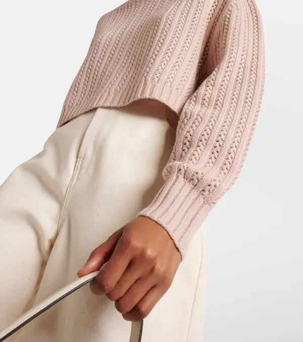 Max Mara Hodeida Wool And Cashmere Sweater - Pink