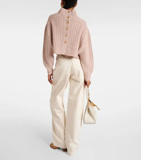 Max Mara Hodeida Wool And Cashmere Sweater - Pink