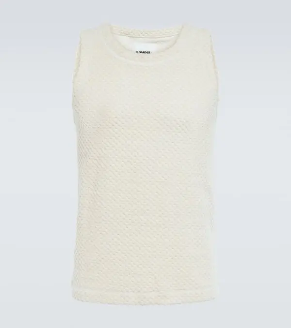 JIL SANDER Cotton-blend Tank Top