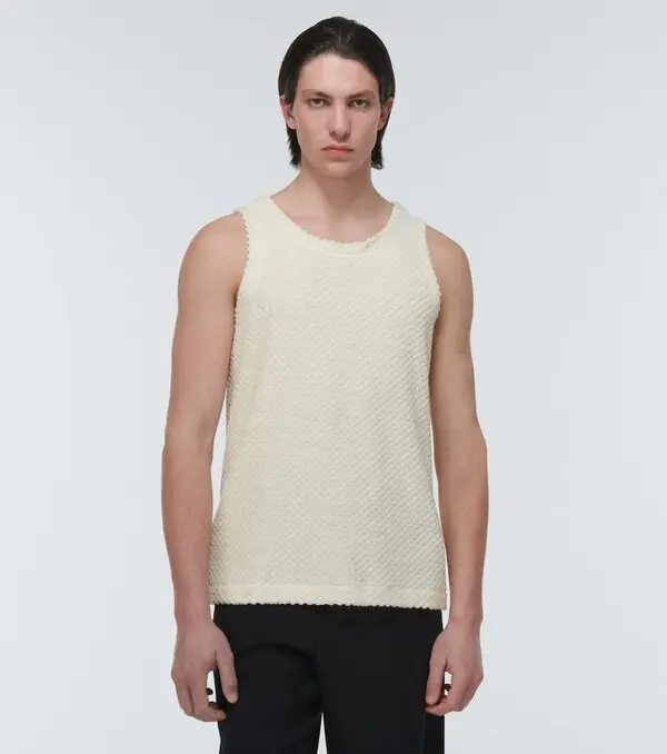 JIL SANDER Cotton-blend Tank Top