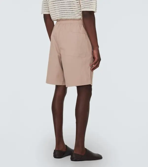 Commas Cotton-blend Above-the-knee Shorts - Grey