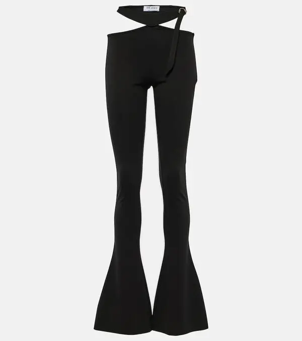 Attico Cutout Flared Pants