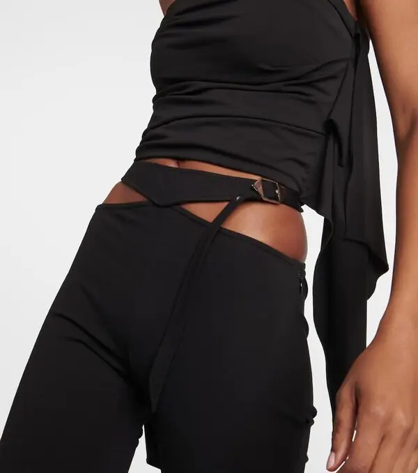 Attico Cutout Flared Pants