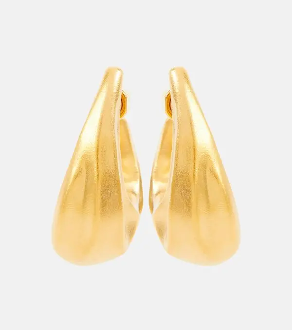 Khaite Olivia Medium Hoop Earrings - Gold