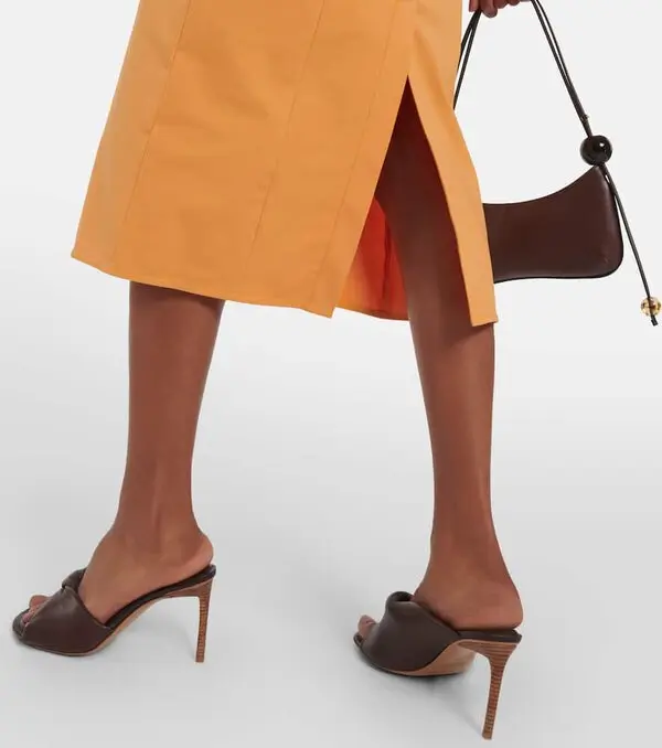 Jacquemus La Robe Bikini Cotton-blend Midi Dress - Orange