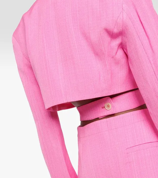 Jacquemus La Robe Bari Cutout Minidress