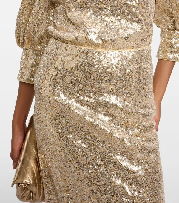 Dorothee Schumacher Sequined Midi Skirt