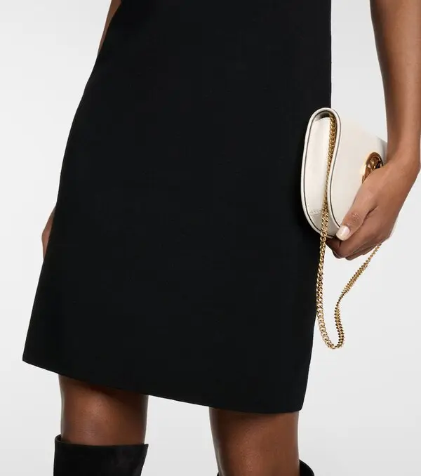 Tory Burch Sequined Wool-blend Midi Dress