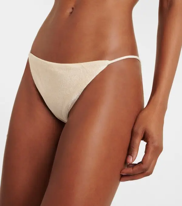 Jade Swim Bare Minimum Bikini Bottom - White