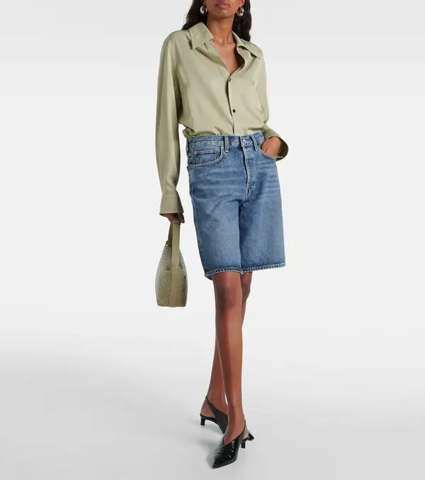 AGOLDE Risha Denim Bermuda Shorts
