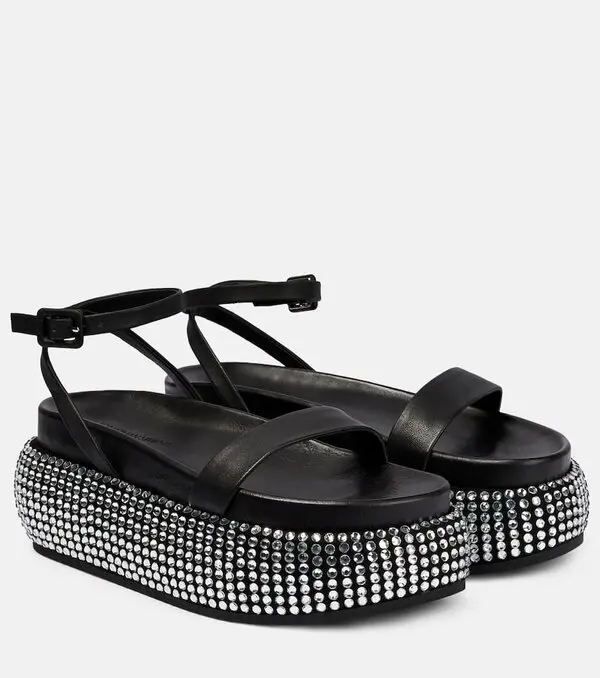 Simkhai Buster Embellished Platform Sandals