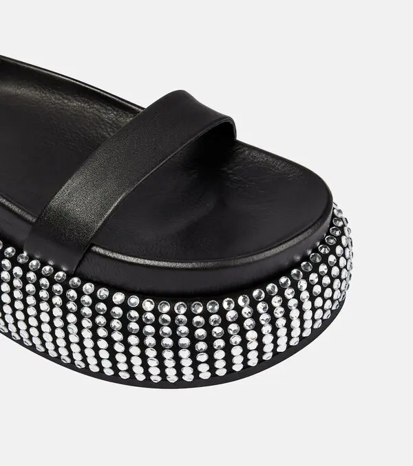 Simkhai Buster Embellished Platform Sandals