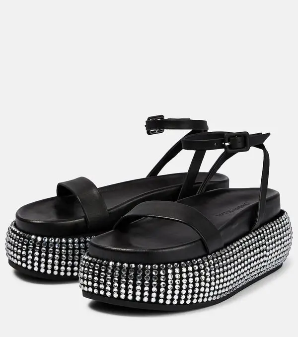 Simkhai Buster Embellished Platform Sandals