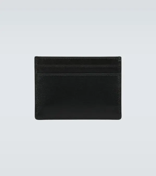 Saint Laurent Tiny Cassandre Leather Card Holder