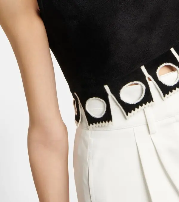 Alaïa Sleeveless Cropped Top