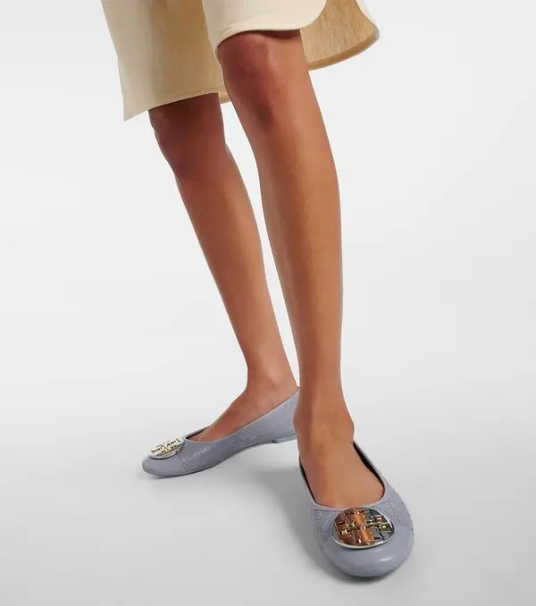 Tory Burch Claire Ballet Flats - Blue