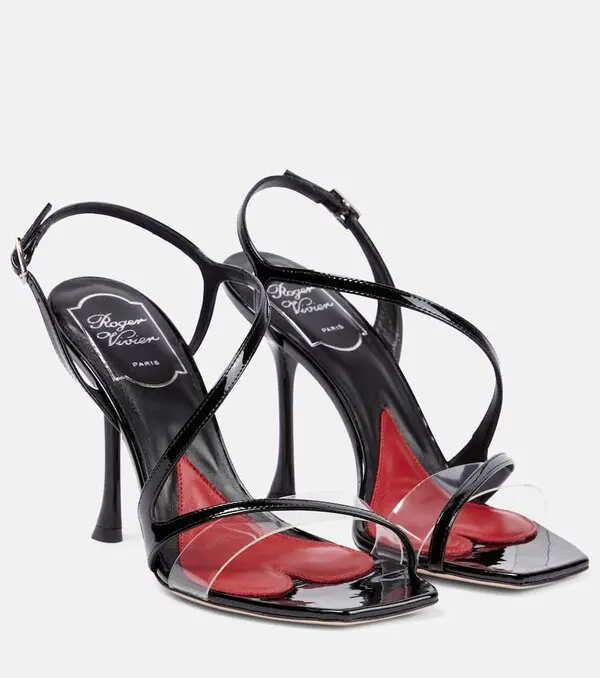 ROGER VIVIER I Love Vivier Sandals - Black