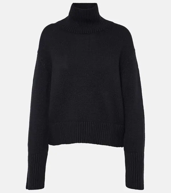 LISA YANG Fleur Cashmere Turtleneck Sweater