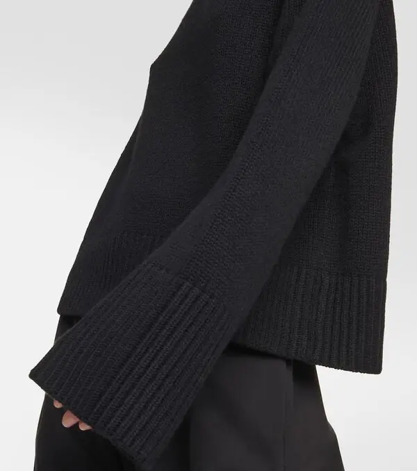 LISA YANG Fleur Cashmere Turtleneck Sweater