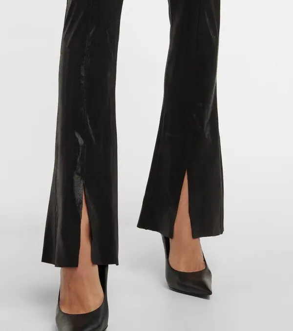 Norma Kamali Spat High-rise Flared Leggings