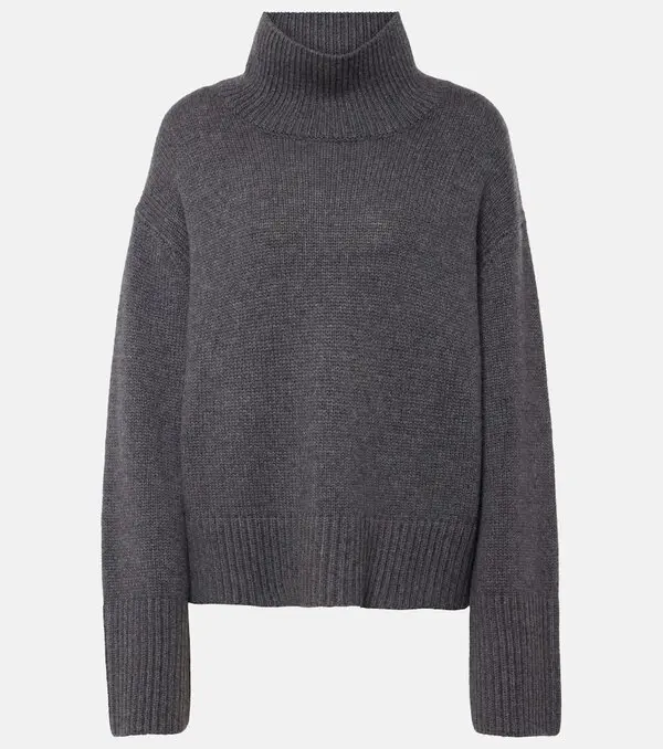 LISA YANG Fleur Cashmere Turtleneck Sweater