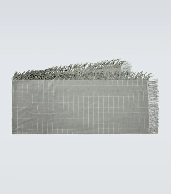 UNDERCOVERISM Checked Scarf - Grey