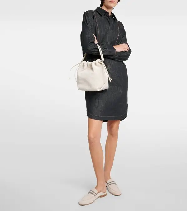 Brunello Cucinelli Denim Shirt Dress