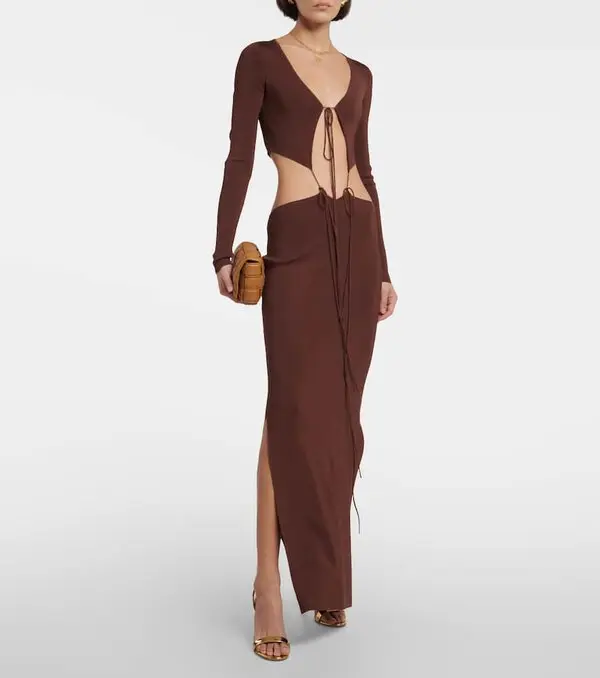 AYA MUSE Lapponi Knit Maxi Dress