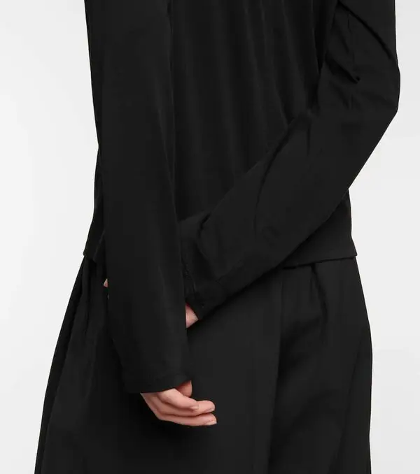 THE ROW Shermann Cotton Jersey Top