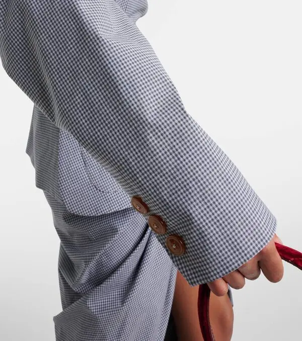 VIVIENNE WESTWOOD Gingham Cotton Jacket