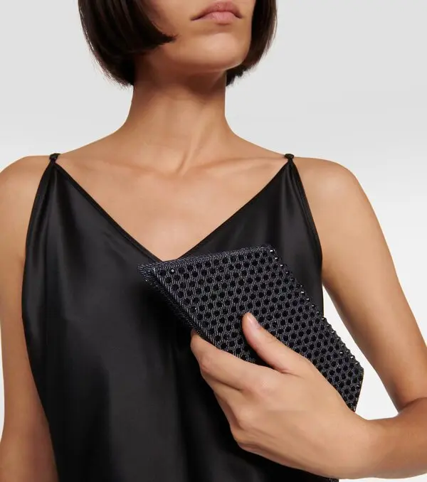 Amina Muaddi Superamini Yigit Clutch